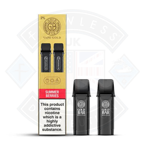 Gold Bar Reload Prefilled Pods 2packs — Flawless UK Vape Distribution Ltd