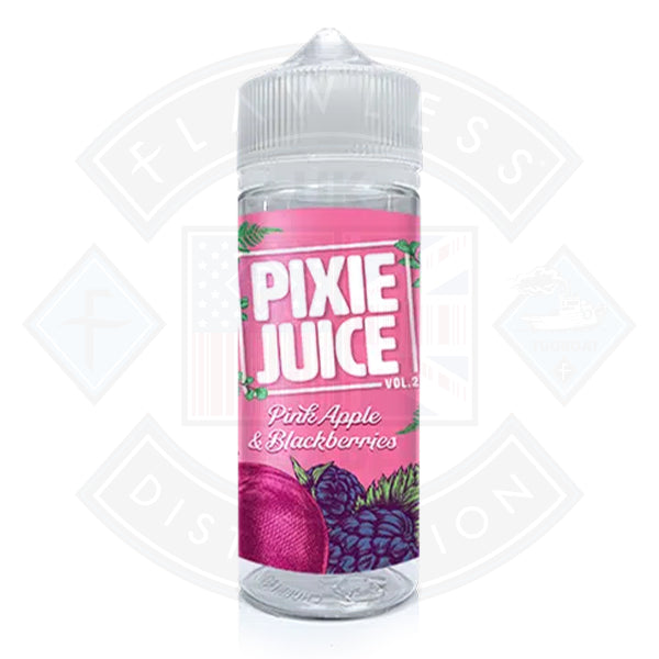 Pixie Juice Vol 2 - Pink Apple & Blackberries 0mg 100ml Shortfill ...