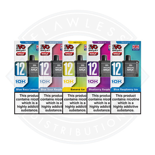 IVG Smart Max 10K Refill Pod Pack — Flawless UK Vape Distribution Ltd