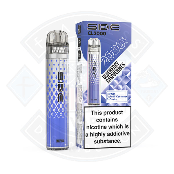 SKE CL2000 Prefilled Pod Vape Kit — Flawless UK Vape Distribution Ltd