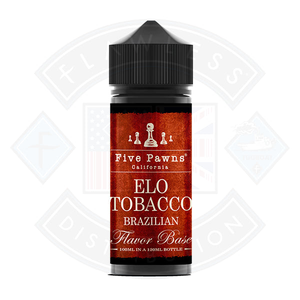 Five Pawns - Elo Tobacco Brazilian 0mg 100ml Shortfill — Flawless UK ...