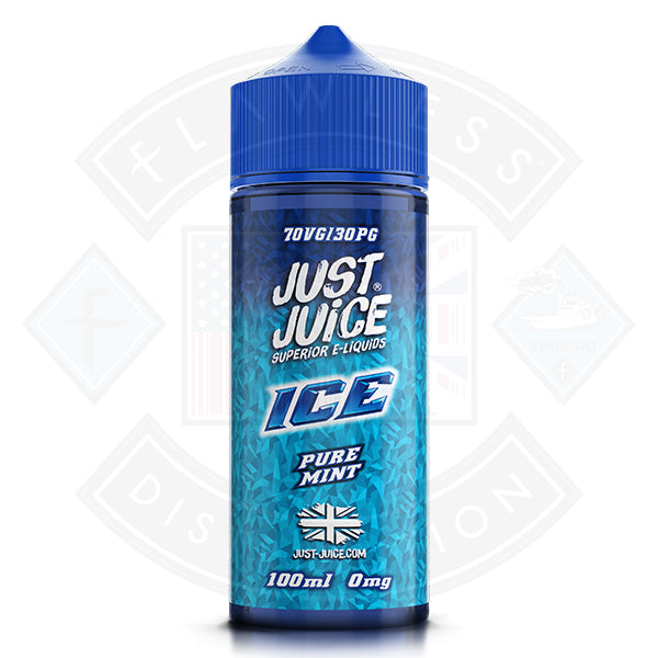 Just Juice Ice - Pure Mint 0mg 100ml Shortfill - Flawless UK Vape ...