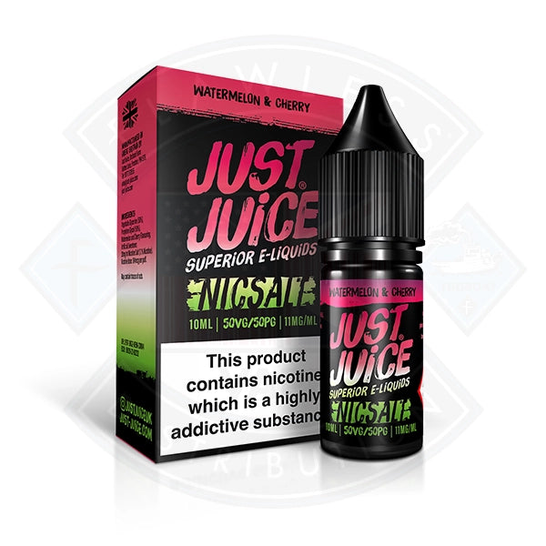 Just Juice Iconic - Watermelon & Cherry Nic Salt 10ml E-Liquid ...