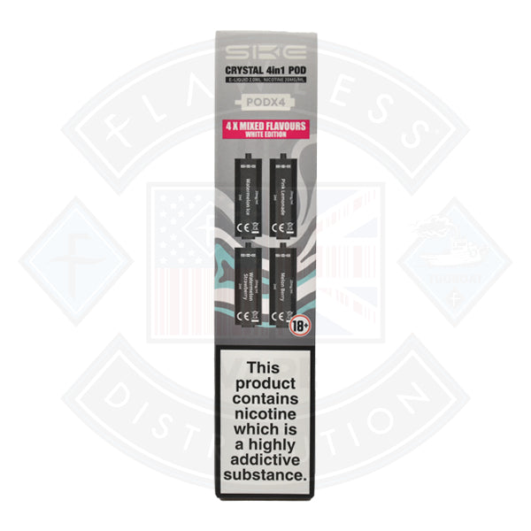 SKE Crystal 4in1 Prefilled Pod 4pcs — Flawless UK Vape Distribution Ltd