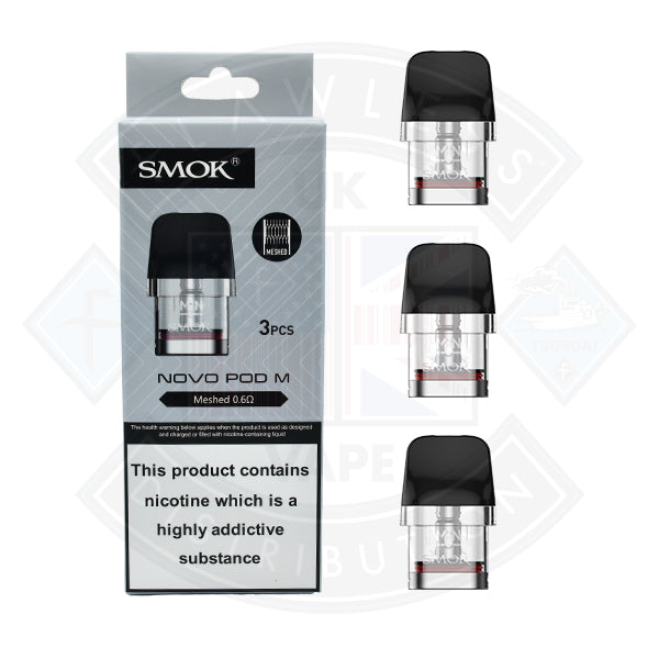 Smok Novo Pod M /3pack — Flawless UK Vape Distribution Ltd