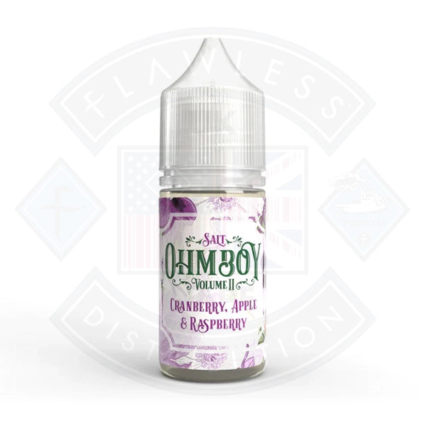 Ohm Boy - Volume II - Cranberry, Apple & Raspberry 10ml Salt — Flawless ...