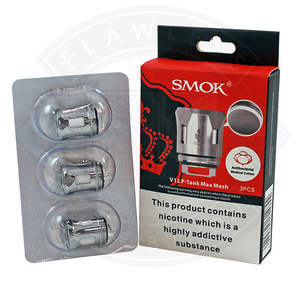 Smok V12 P-Tank Max Mesh 0.17 ohm 3pack — Flawless UK Vape Distribution Ltd