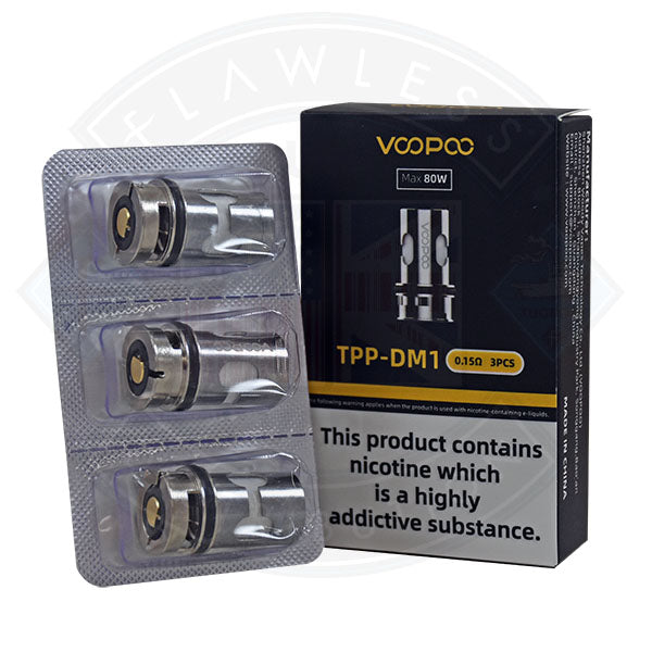 Voopoo TPP Coil 3 pack - Flawless UK Vape Distribution Ltd