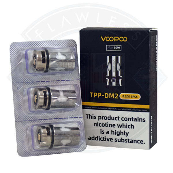 Voopoo TPP Coil 3 pack - Flawless UK Vape Distribution Ltd