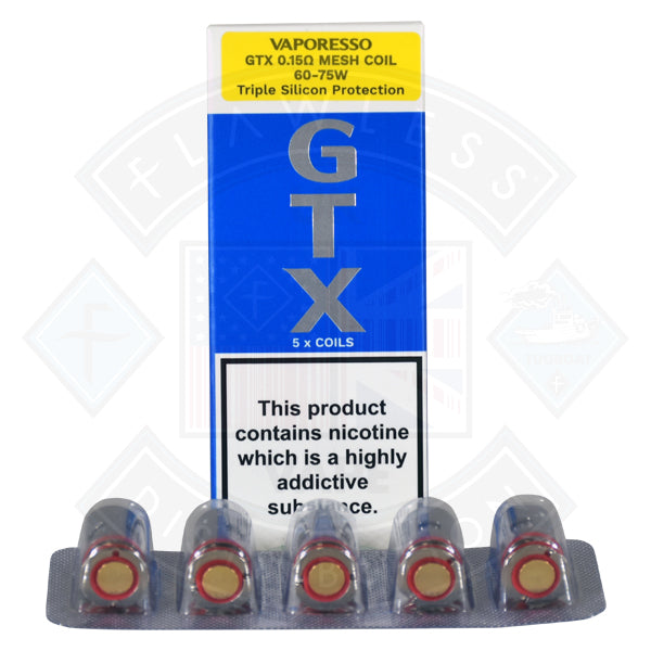 Vaporesso GTx Coil 5pack - Flawless UK Vape Distribution Ltd